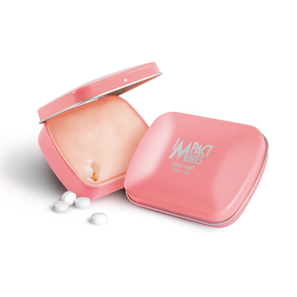 Peach Mint | Impact Peach Mints Sugar Free - Impactmints